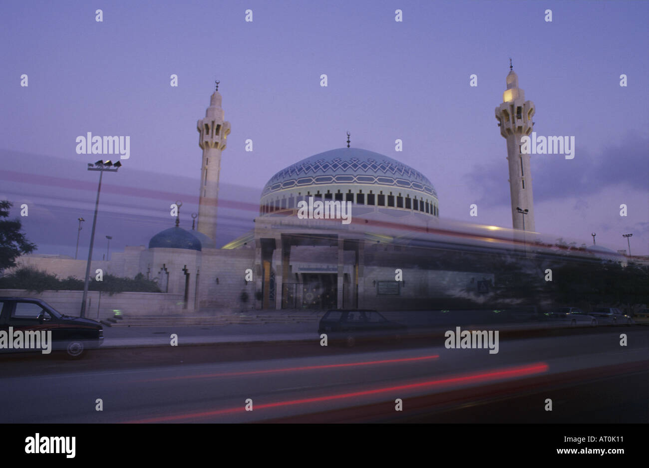 Blue Mosque of Amman King Abdullah Mosque Amman Jordan Stock Photo - Alamy