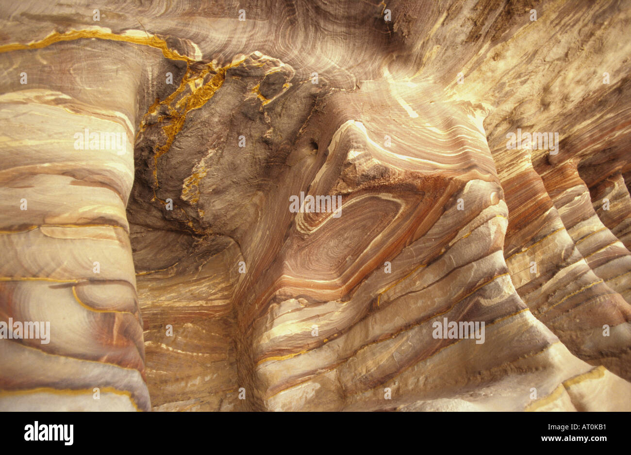 Rocks of Petra Jordan Stock Photo - Alamy