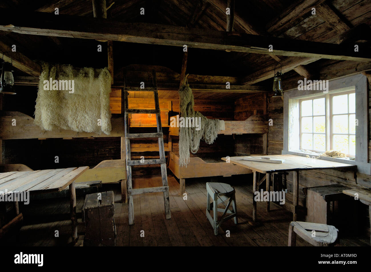 fishermans cabin (museum) on the lofots, norway Stock Photo - Alamy