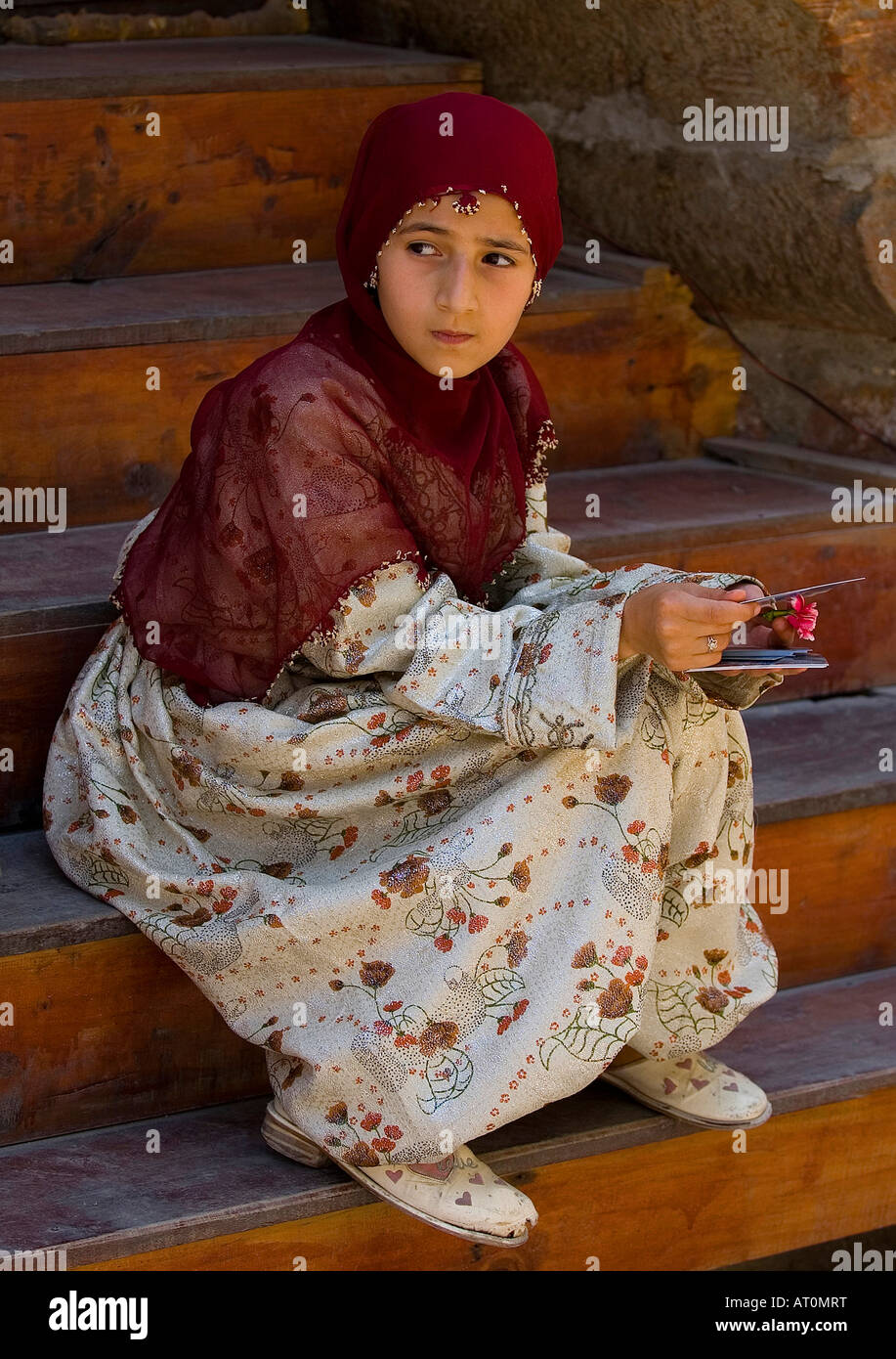 Turkish girl with traditional clothes Stock Photo - Alamy