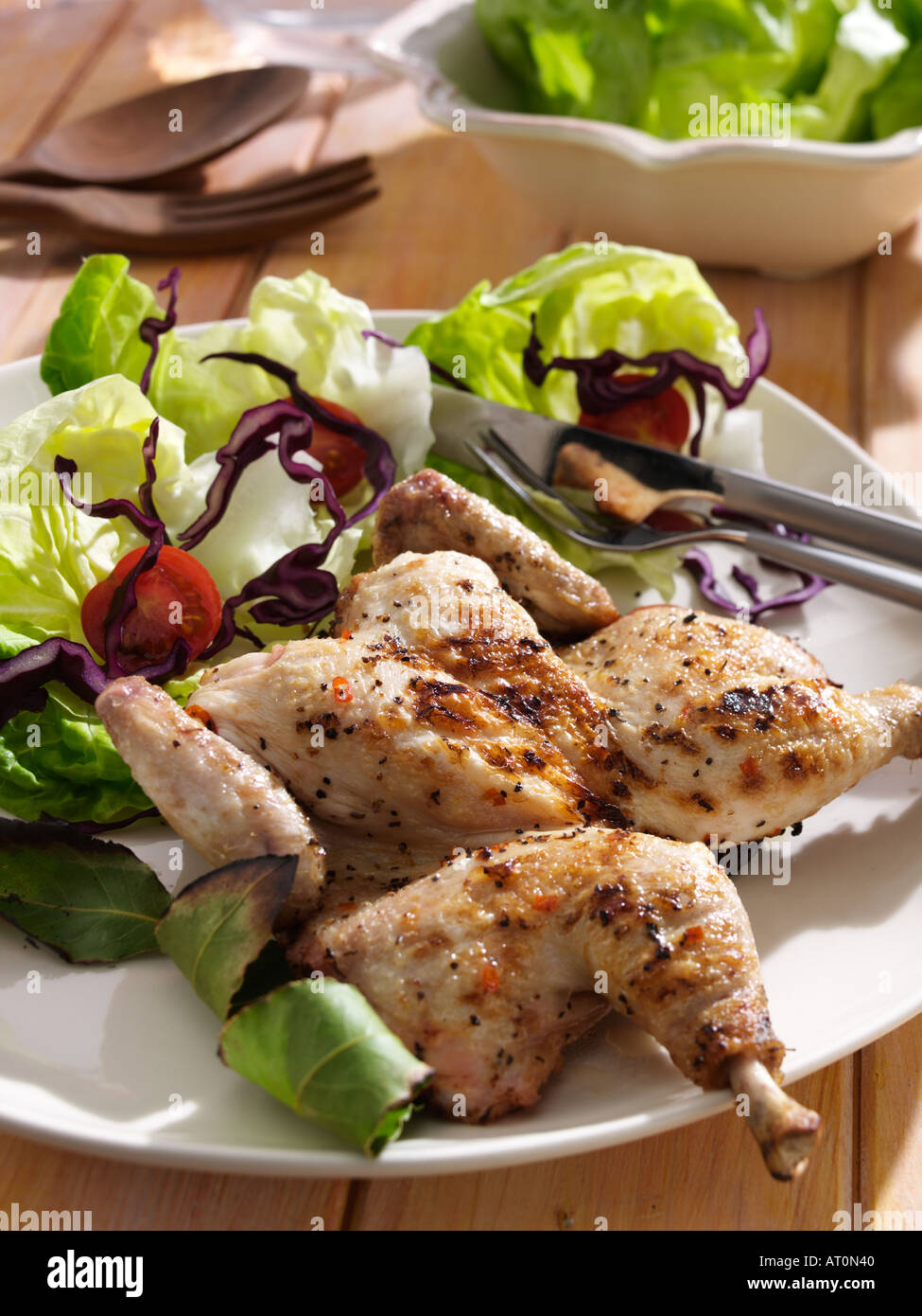 Bbq poussin al diavlo hi-res stock photography and images - Alamy