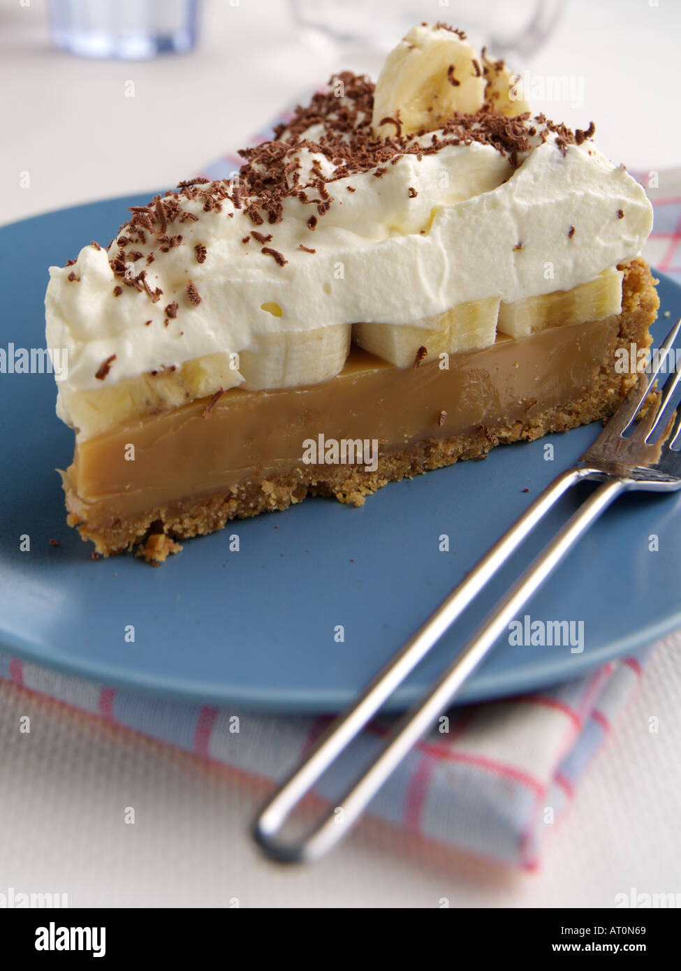 Individual banoffee pie slice hi-res stock photography and images - Alamy