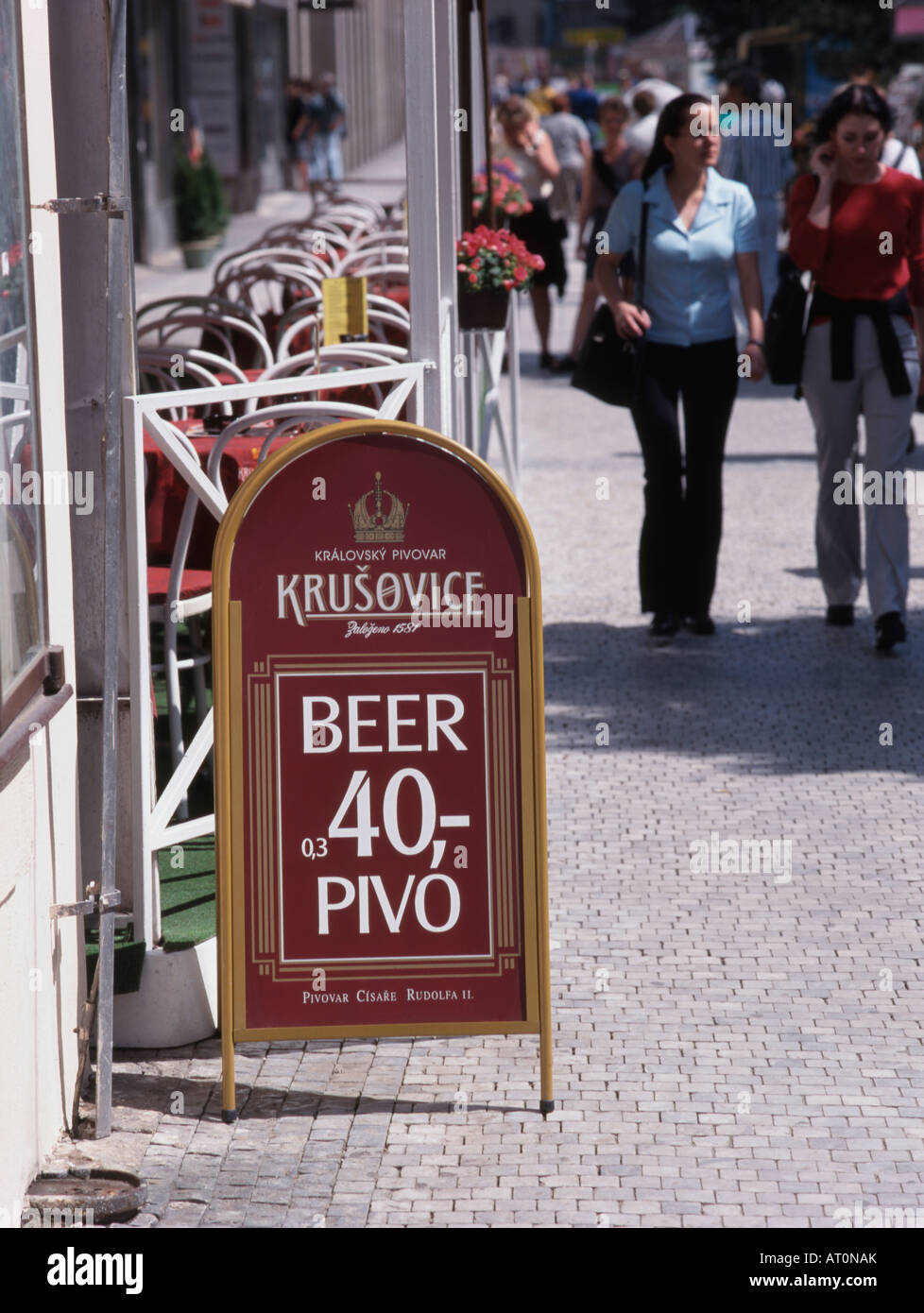 Krusovice beer prague czech hi-res stock photography and images - Alamy