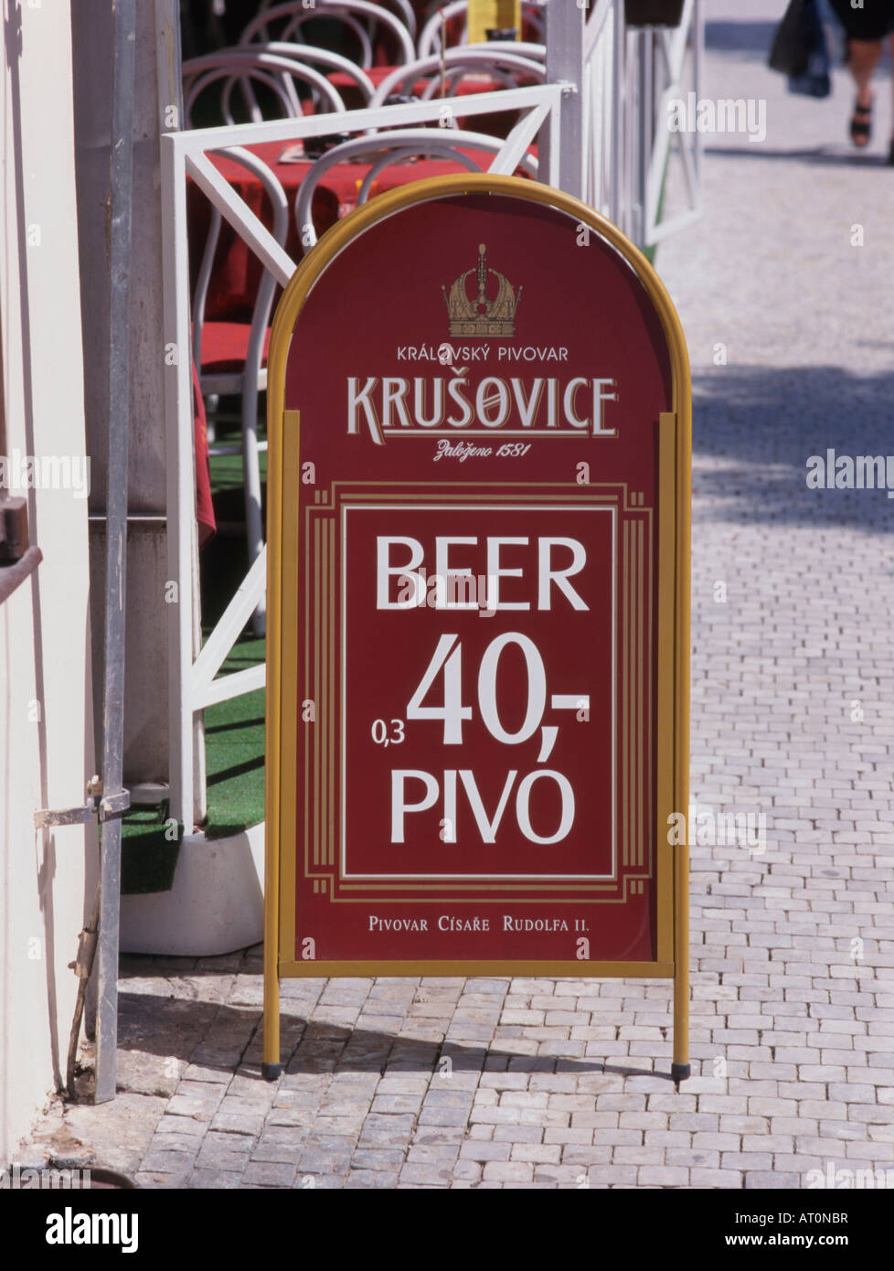 Krusovice beer prague czech hi-res stock photography and images - Alamy