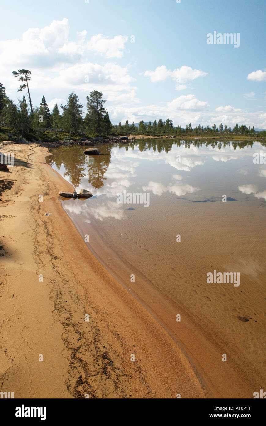 Lake Rogen in the Rogen National Park Harjedalen Sweden August 2007 ...