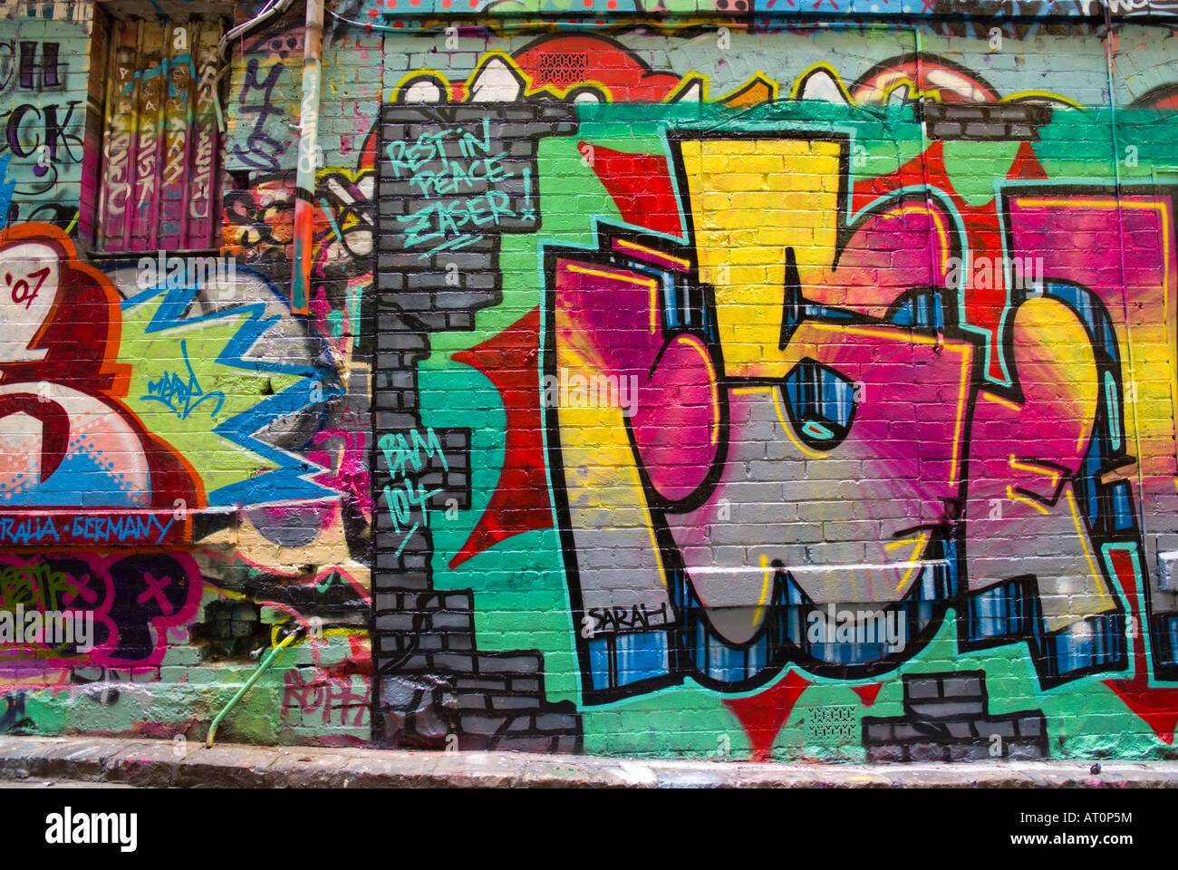 Graffiti lane hi-res stock photography and images - Alamy