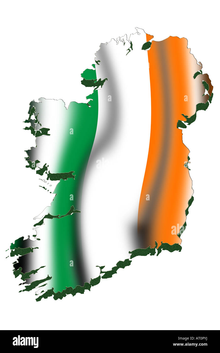 Ireland map hi-res stock photography and images - Alamy