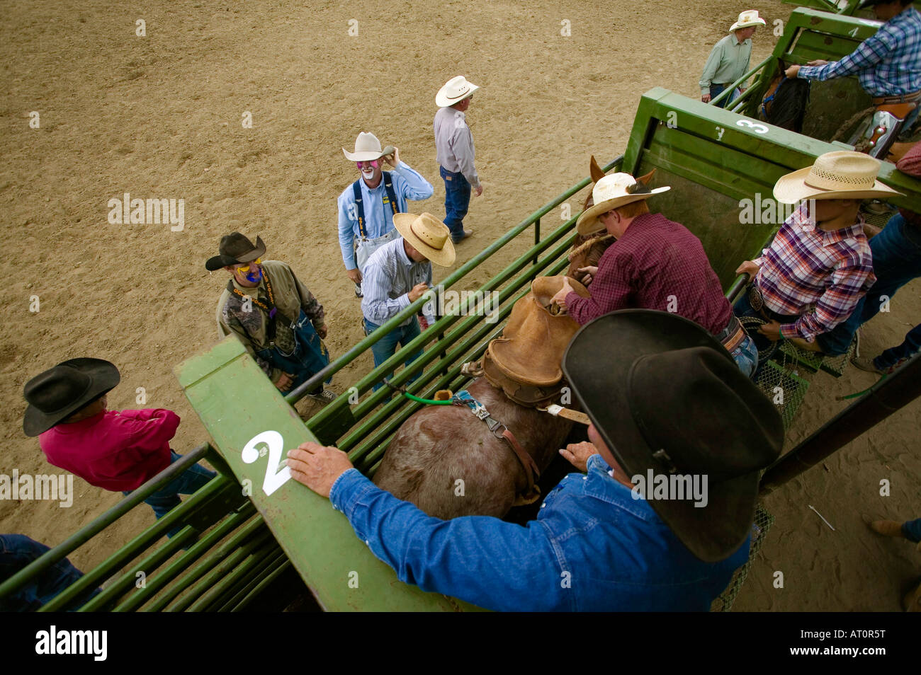 Rodeo clowns hi-res stock photography and images - Alamy