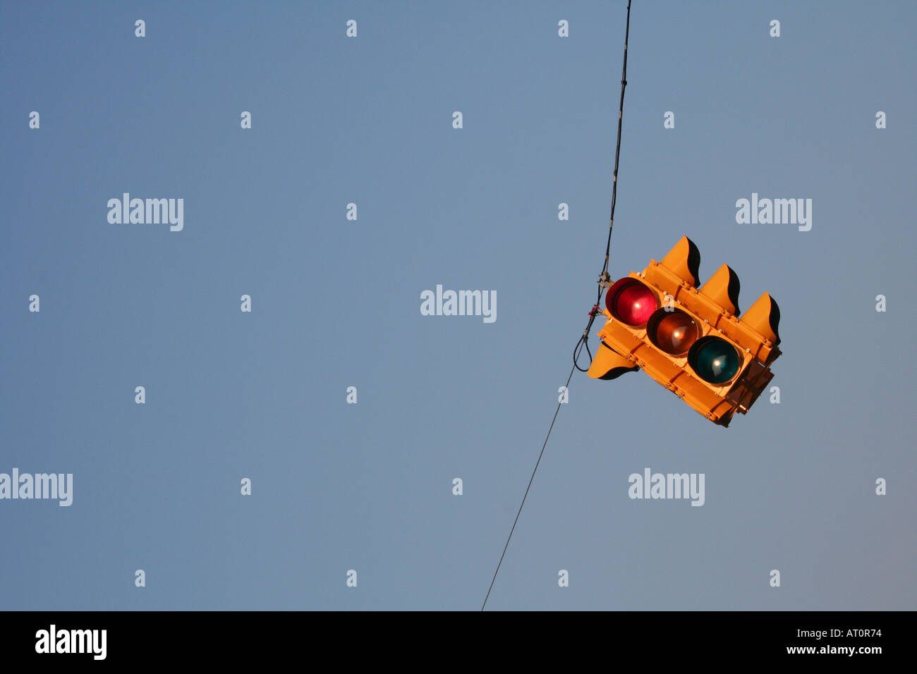 Stop light. Mobile, Alabama, United States America Stock Photo - Alamy