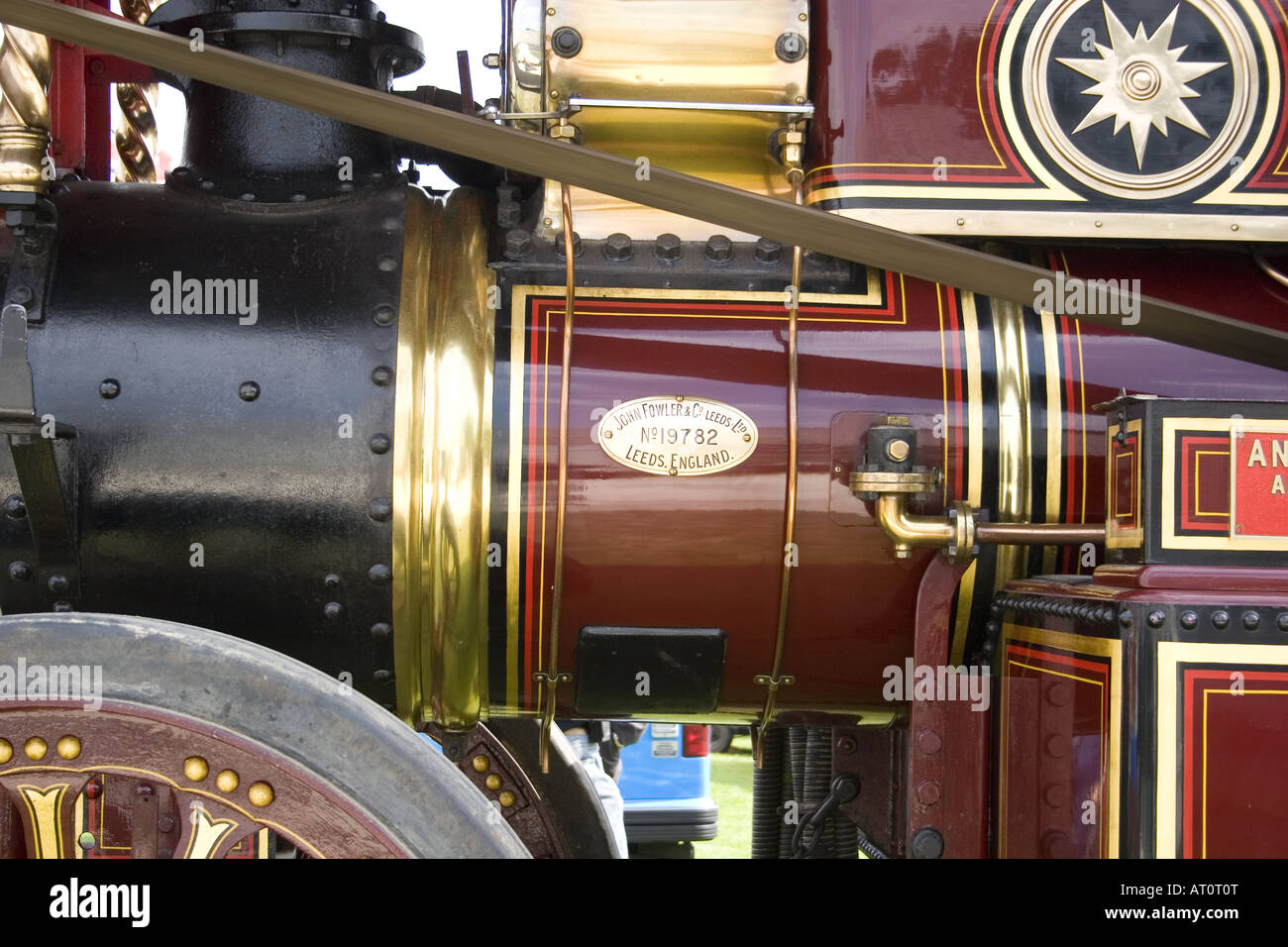 Traction Engine Fire Box Detail Stock Photo - Alamy