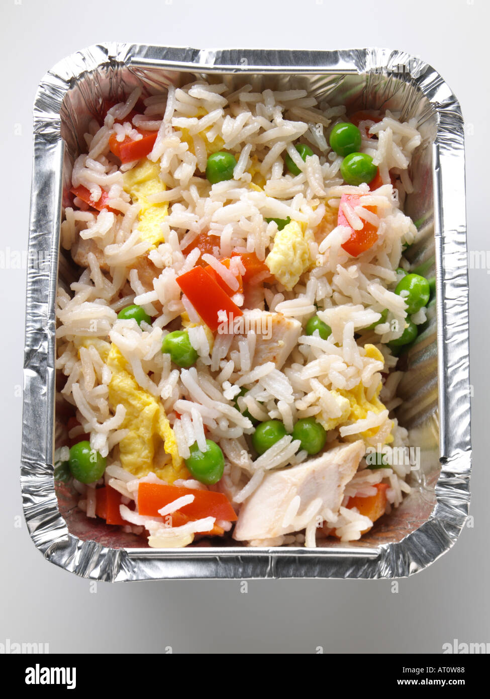 Foil tray special fried rice hi-res stock photography and images - Alamy