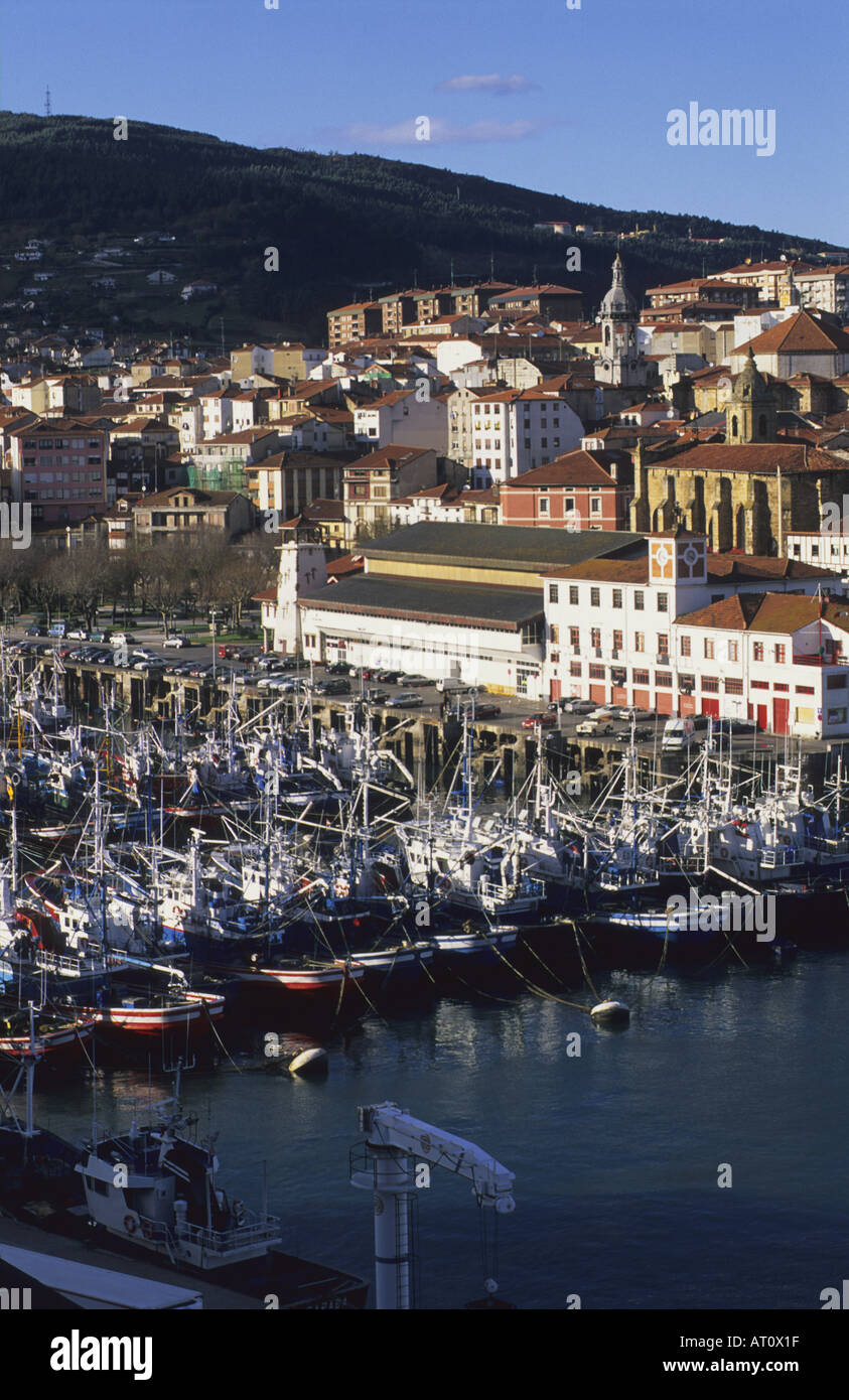 Port of Bermeo Vizcaya The Vasque Country Spain Stock Photo - Alamy