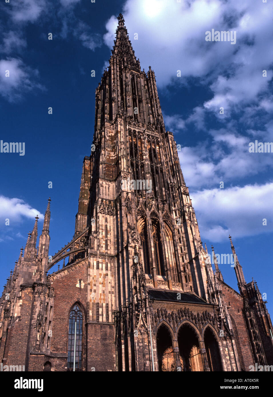 Ulm cathedral spire hi-res stock photography and images - Alamy