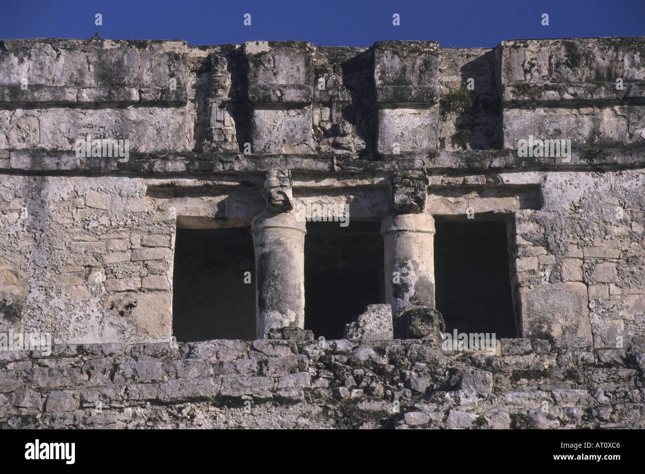 El Castillo Mayan ruins Tulum Quintana Roo Mexico Mayan art Stock Photo ...
