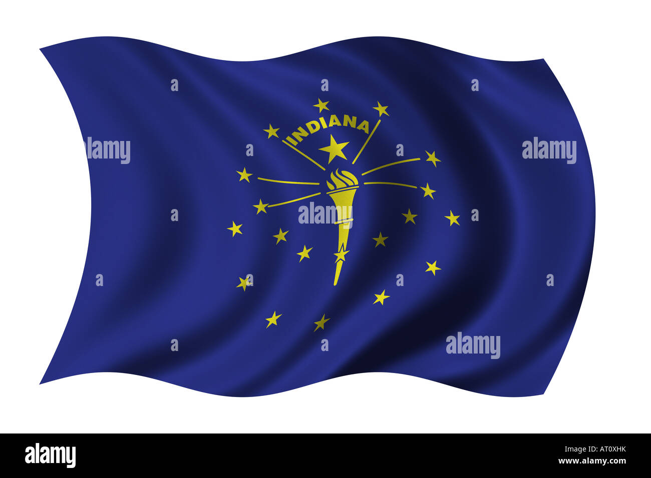 Flag of Indiana Stock Photo - Alamy