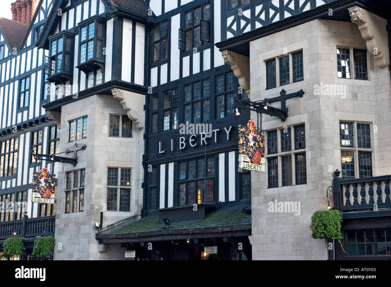 Liberty of London store front Regent Street London England Stock Photo ...