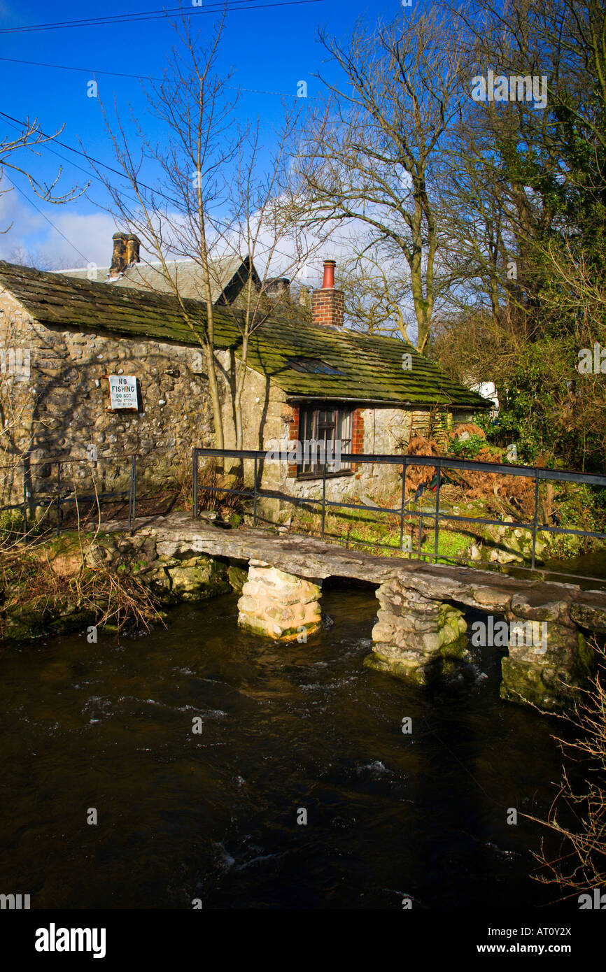 Clapper Bridge Malham Yorkshire Dales England Stock Photo - Alamy