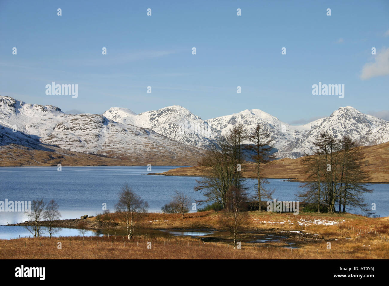 Loch Arklet in the Trossachs National Park in Scotland, UK Stock Photo ...