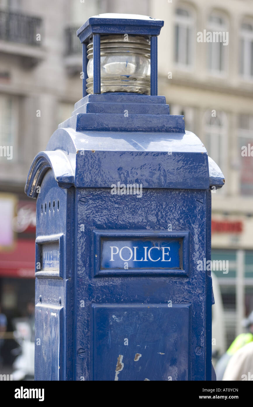 Police box hi-res stock photography and images - Alamy