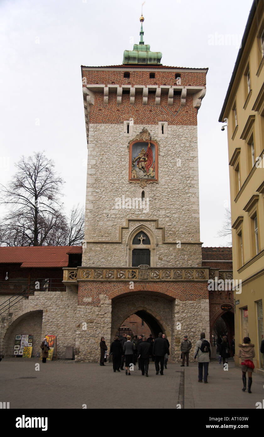 St florian street st florian gate cracow hi-res stock photography and ...