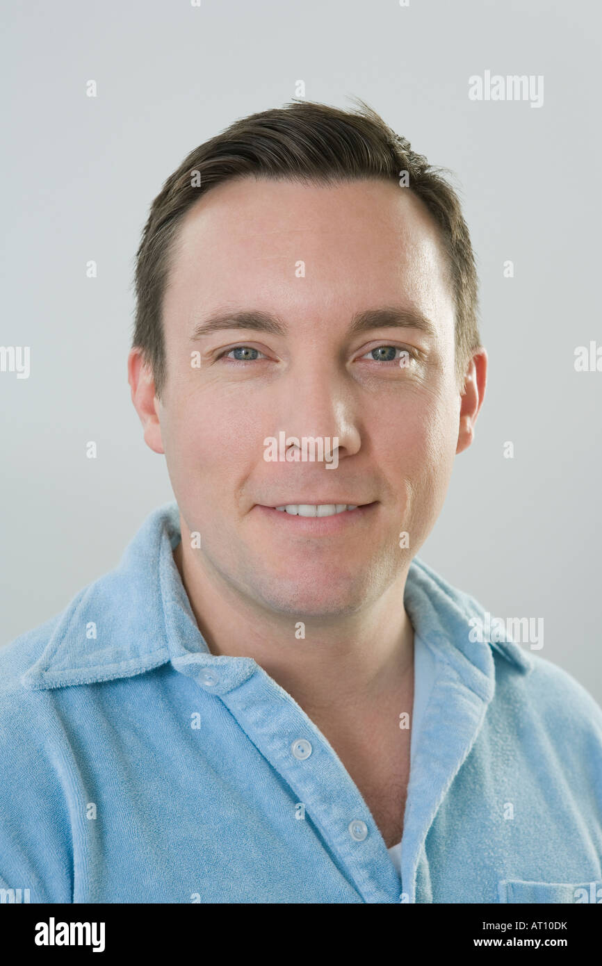 Portrait of a mid adult man smiling Stock Photo - Alamy