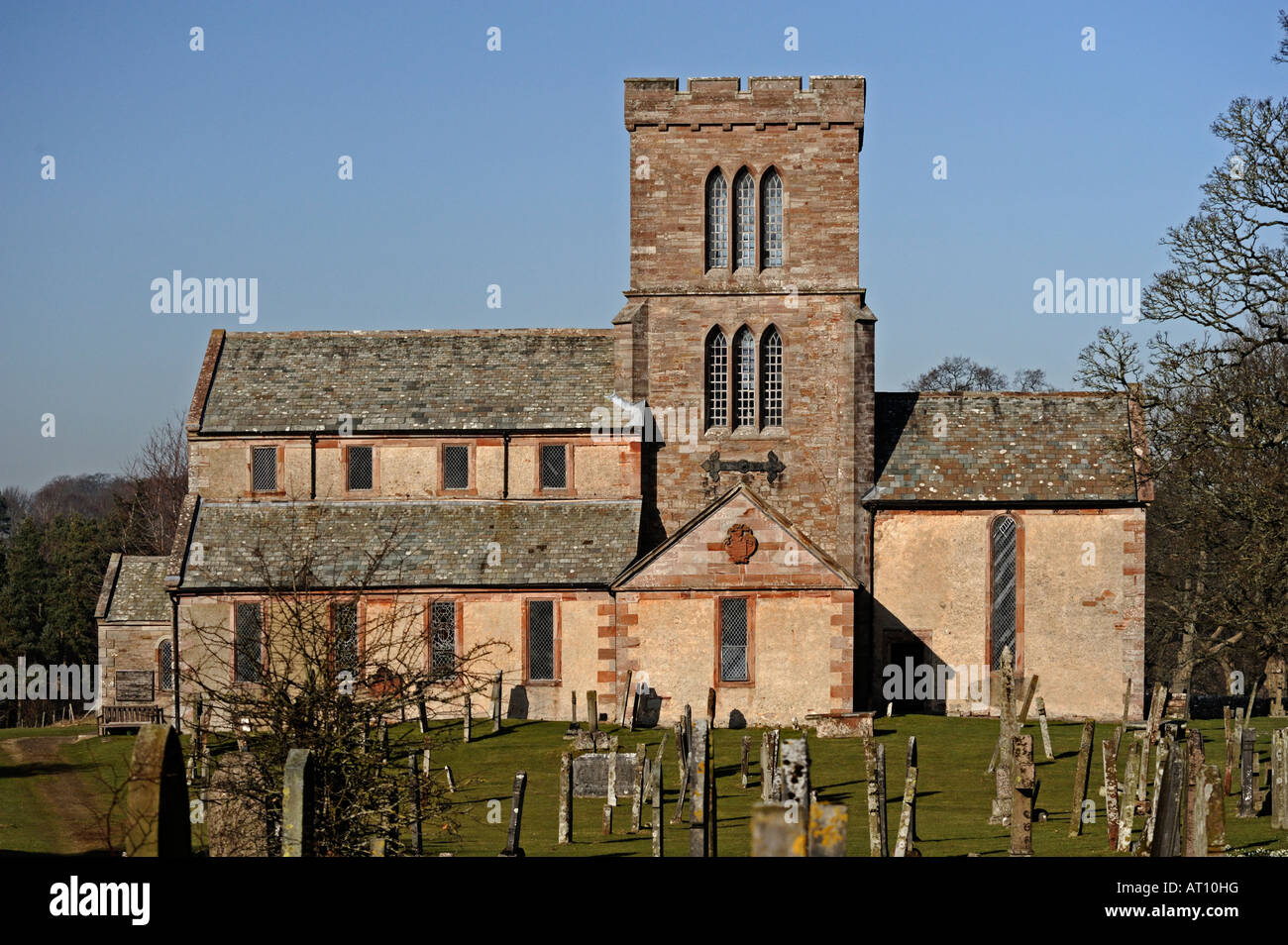 Church of Saint Michael, Lowther. Lake District National Park, Cumbria ...
