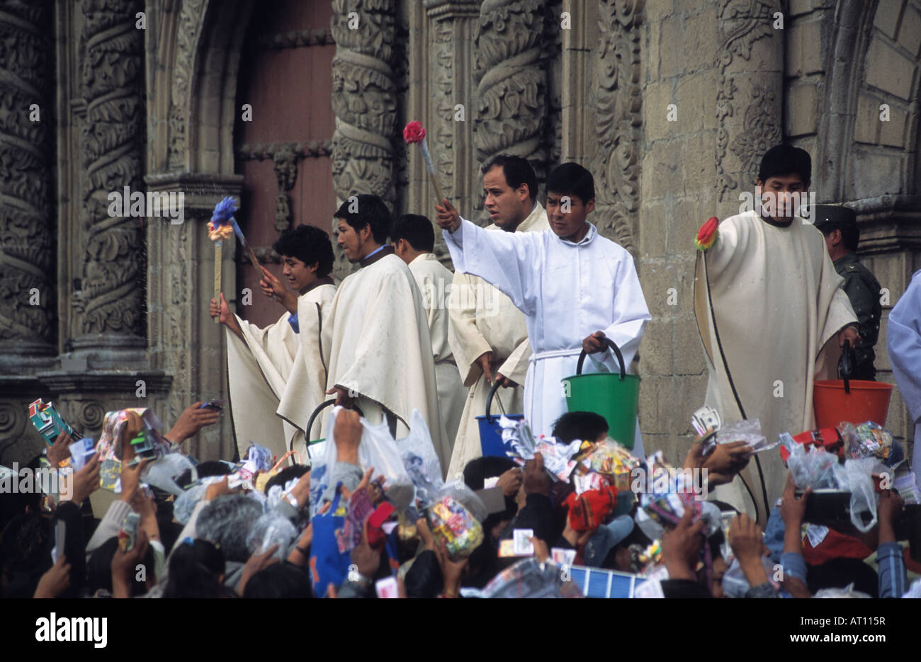 Catholic priest sprinkling holy water hi-res stock photography and ...