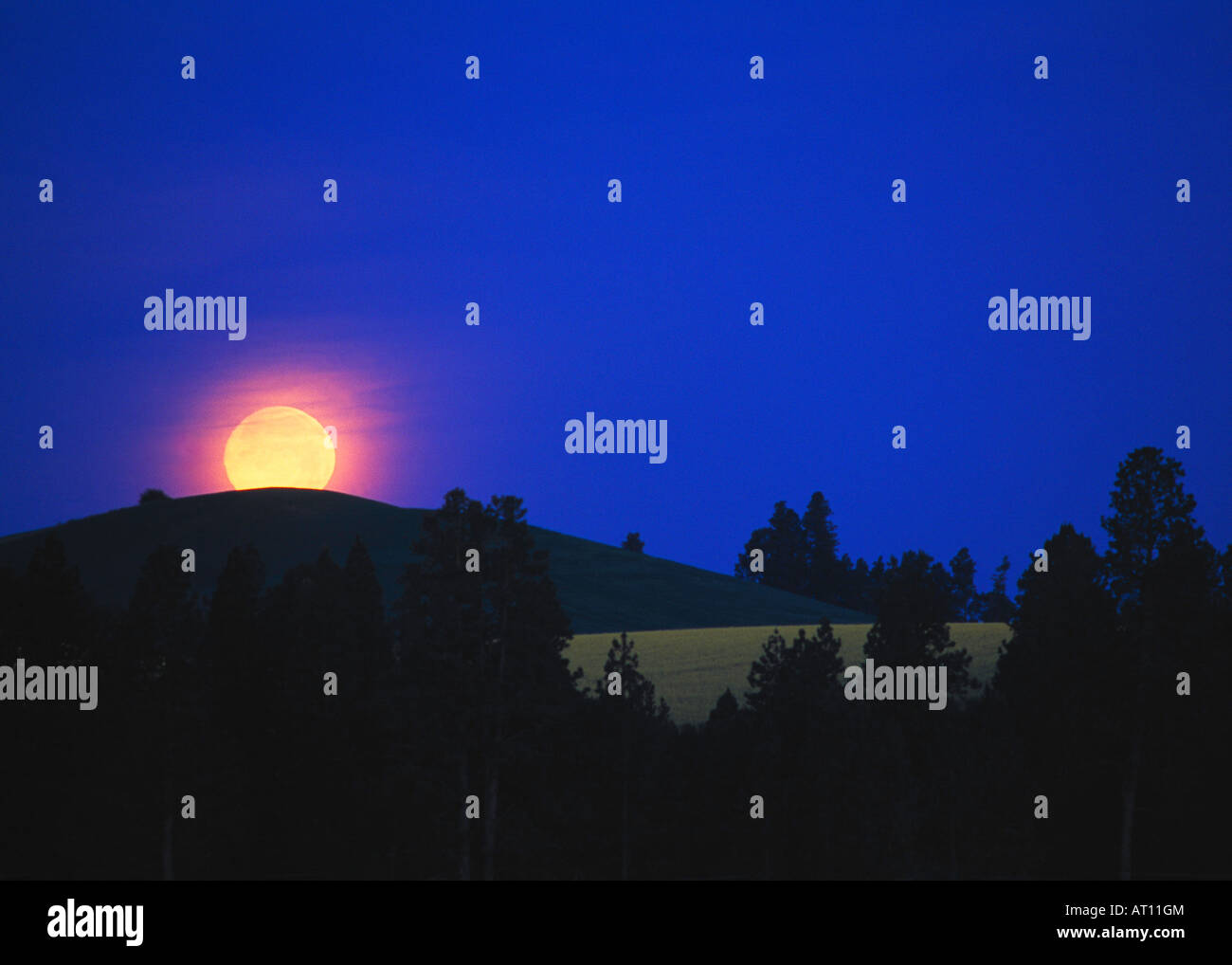 Moon in country hi-res stock photography and images - Alamy