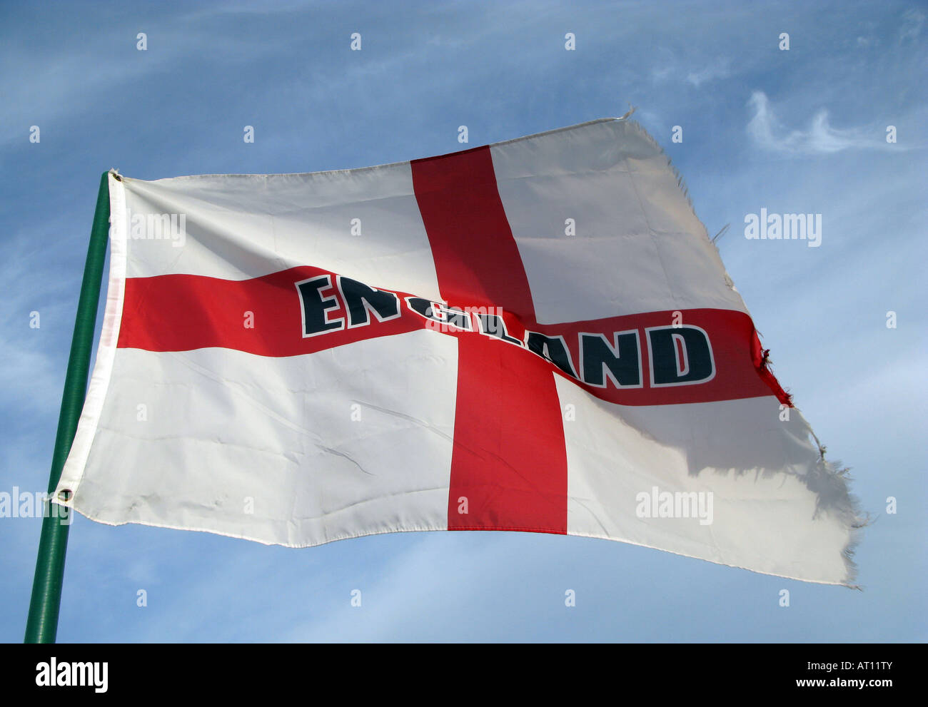 An English flag flies Stock Photo - Alamy