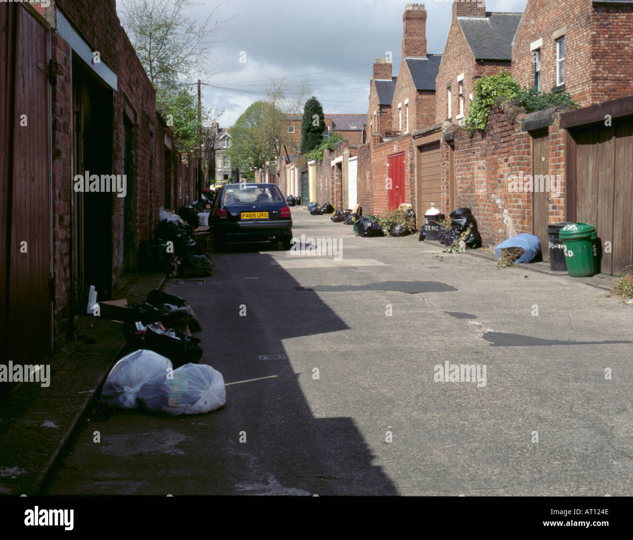 Black boxes in bin liners hi-res stock photography and images - Alamy