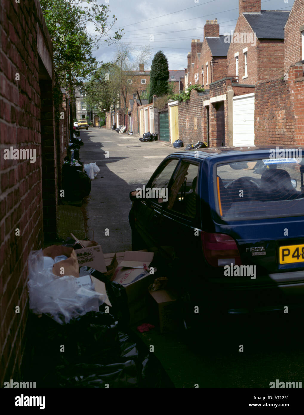 Black boxes in bin liners hi-res stock photography and images - Alamy
