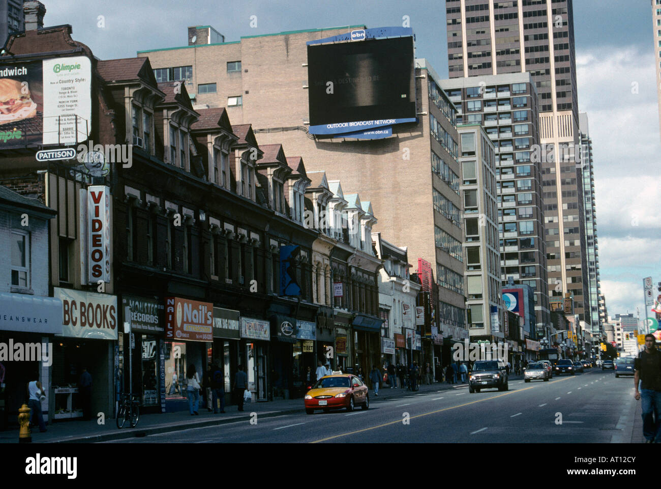 Yonge Street. Toronto, Canada Stock Photo - Alamy