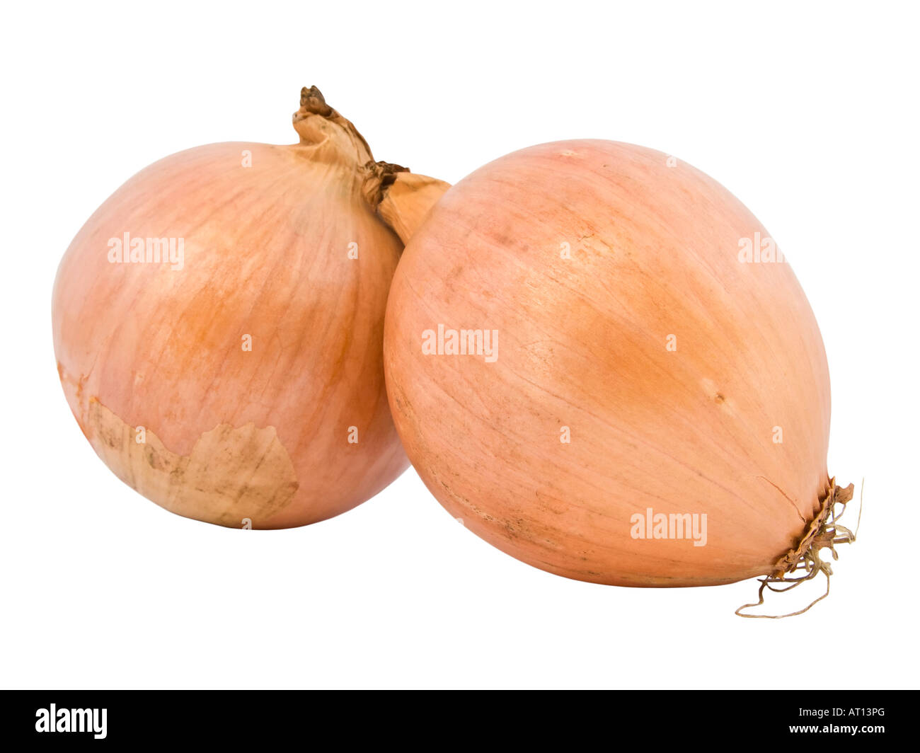 Onions isolated over white background Stock Photo - Alamy
