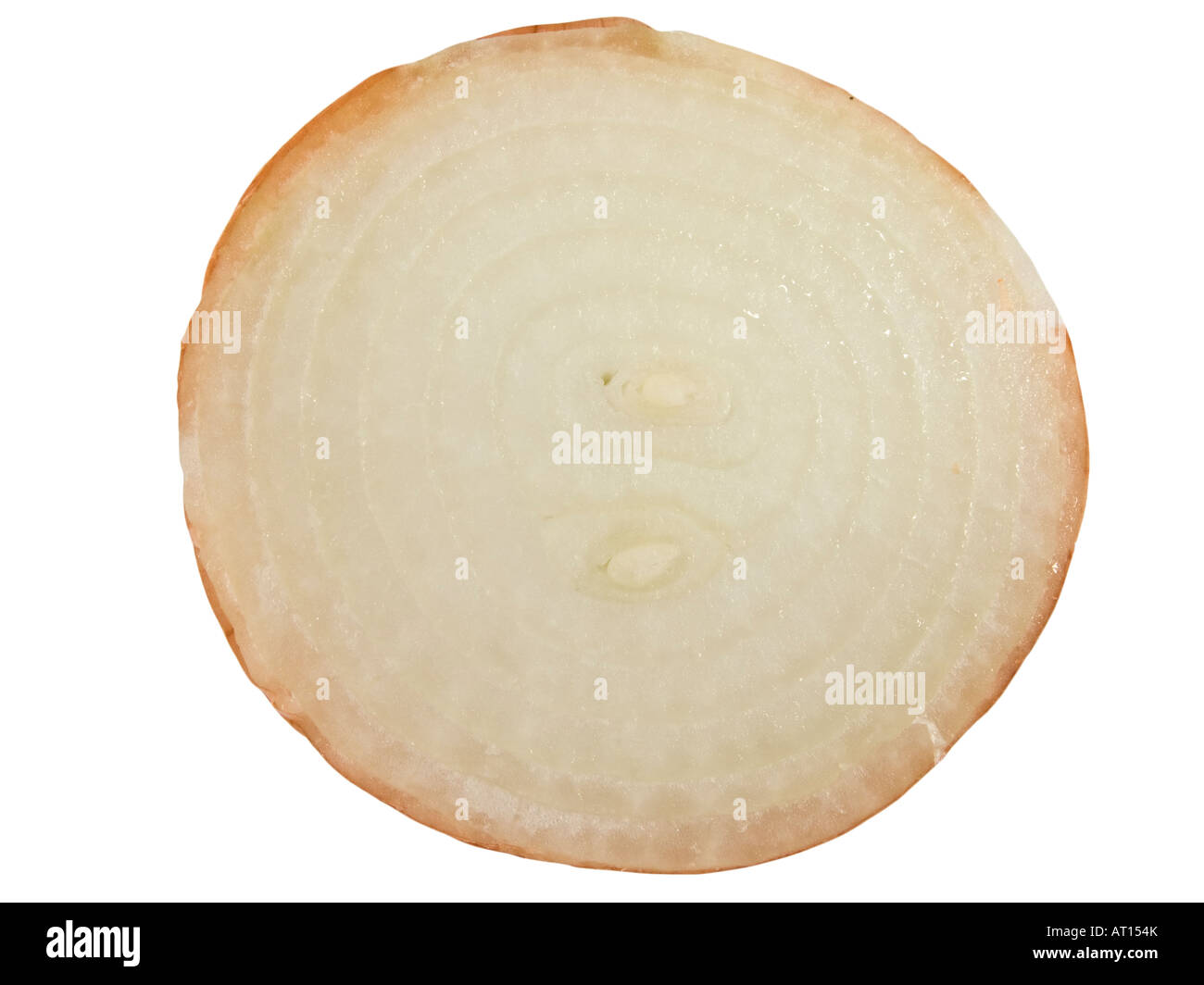 Sliced onion isolated over white background Stock Photo - Alamy