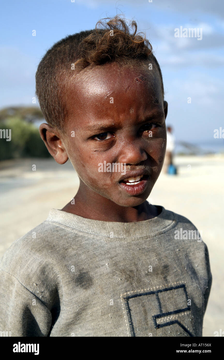 Portrait of young African boy Stock Photo - Alamy