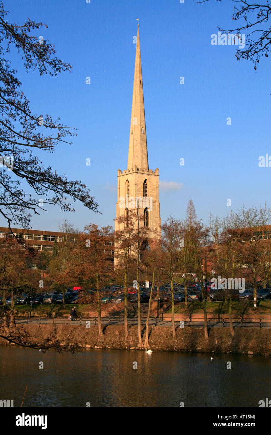 worcester town centre river severn worcestershire england uk gb Stock ...