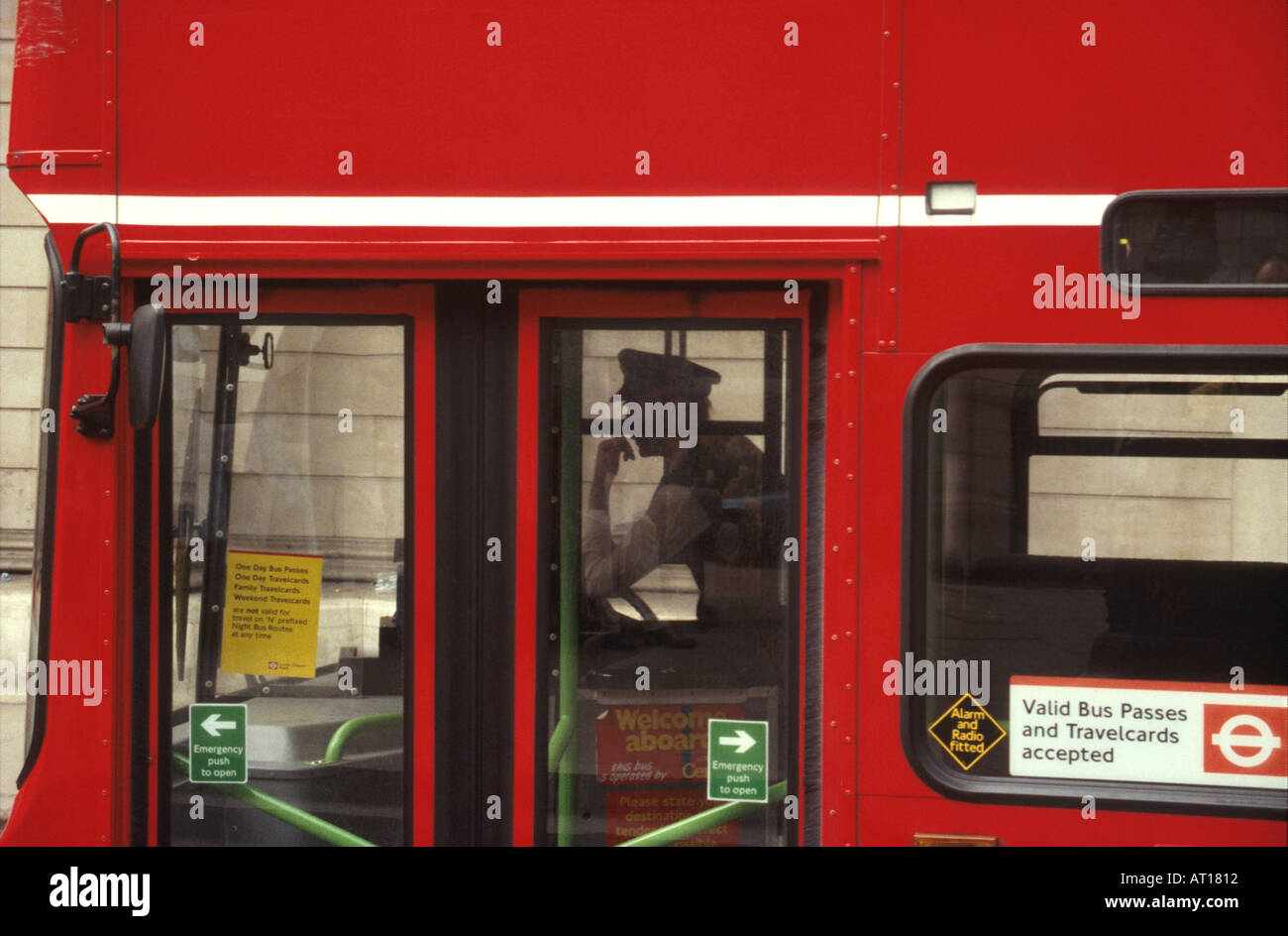 bus driver London Stock Photo - Alamy