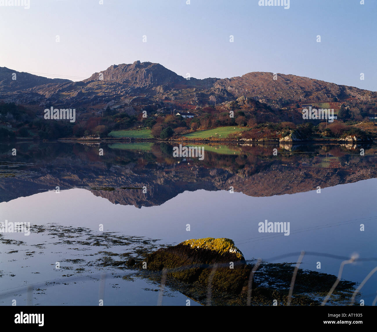 tidal sea inlet on irelands scenic indented atlantic coast, beauty in ...