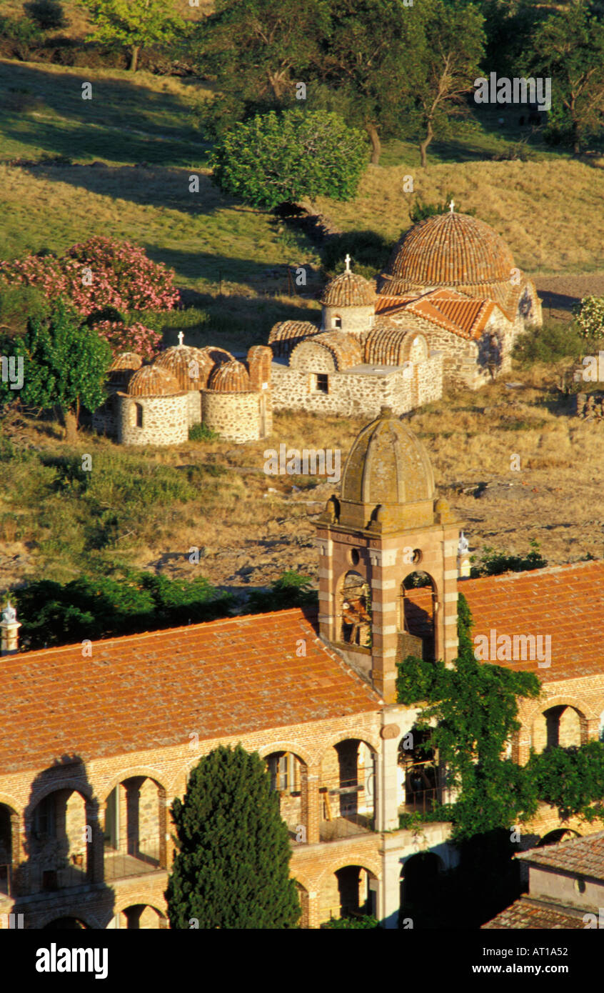 Monastery Kalloni Lesbos Greece Stock Photo - Alamy