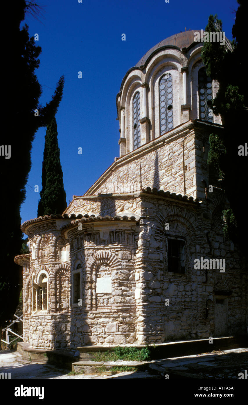 Monastery Nea Moni, Chios, Greece Stock Photo - Alamy