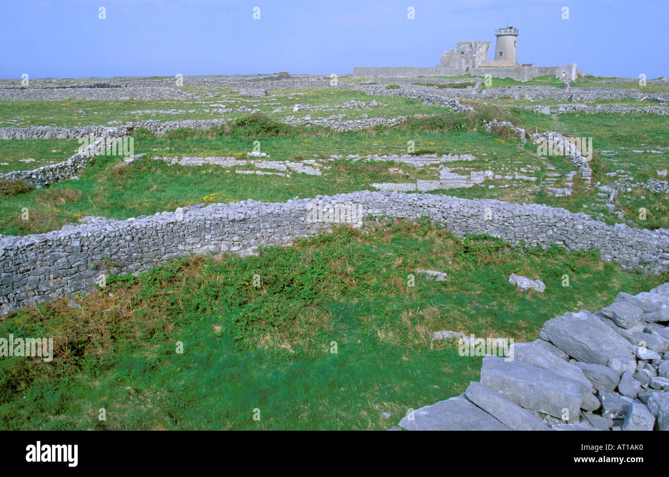 Ireland, Inishmore, Aran Island, Dun Aengus Fort Stock Photo - Alamy