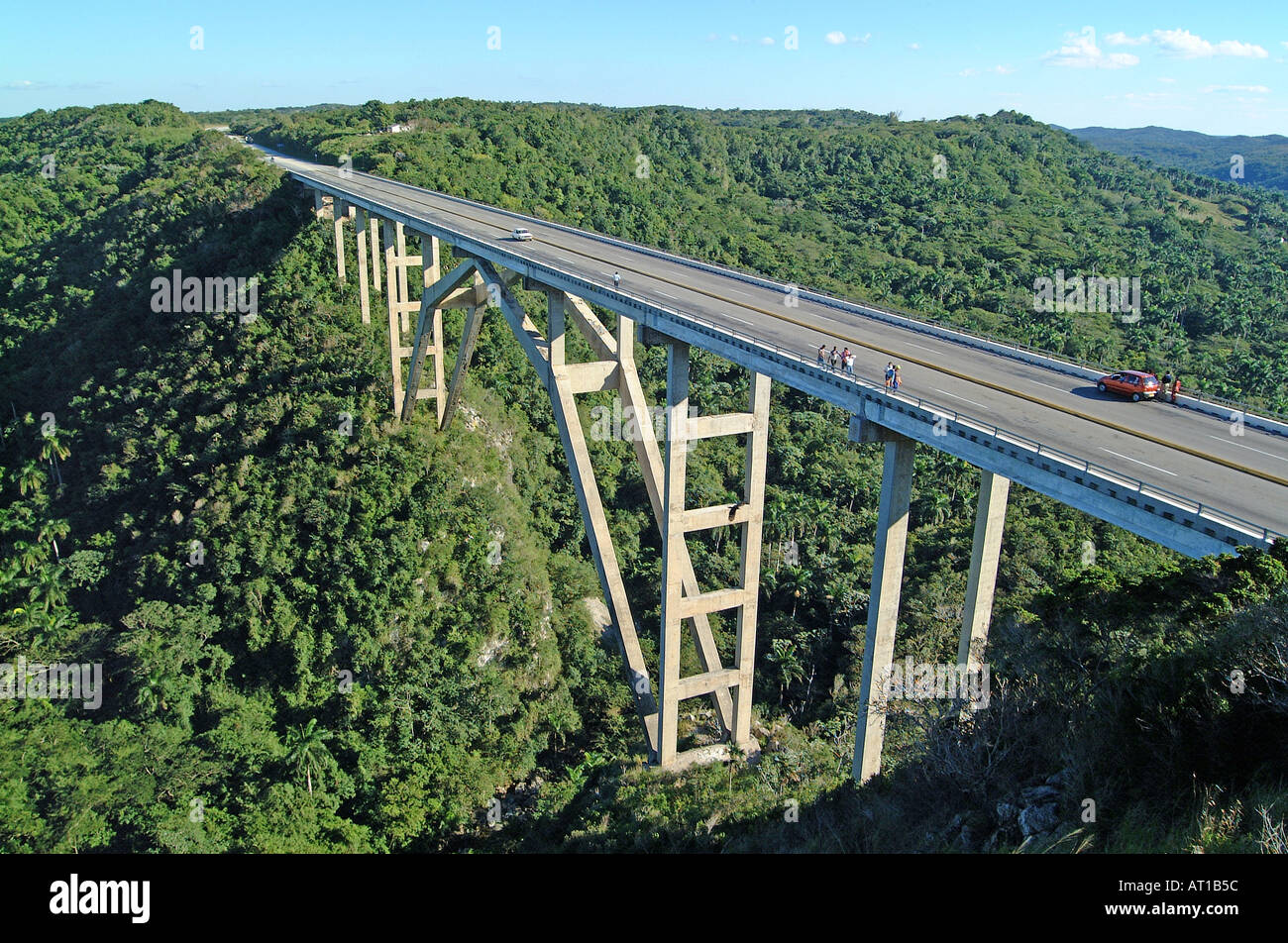 Cuba Havana road bridge JMH0139 Stock Photo - Alamy