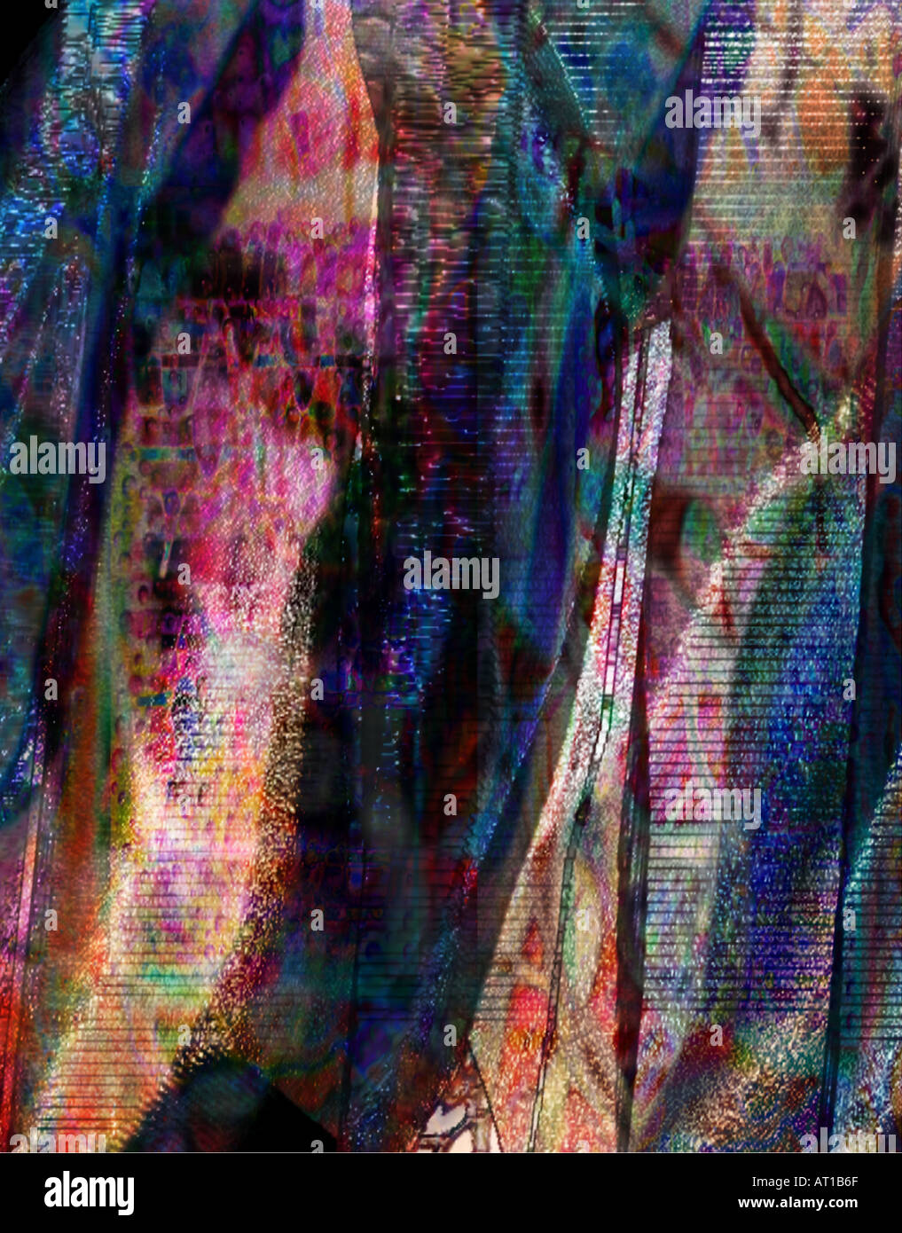 BABYLON original digital art conveys alien force Stock Photo - Alamy