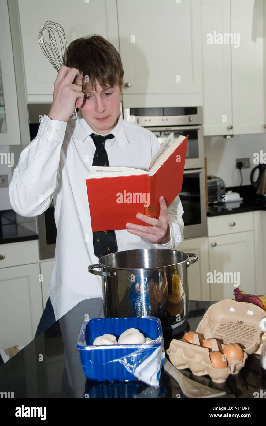 3629 Cooking Model released Stock Photo - Alamy