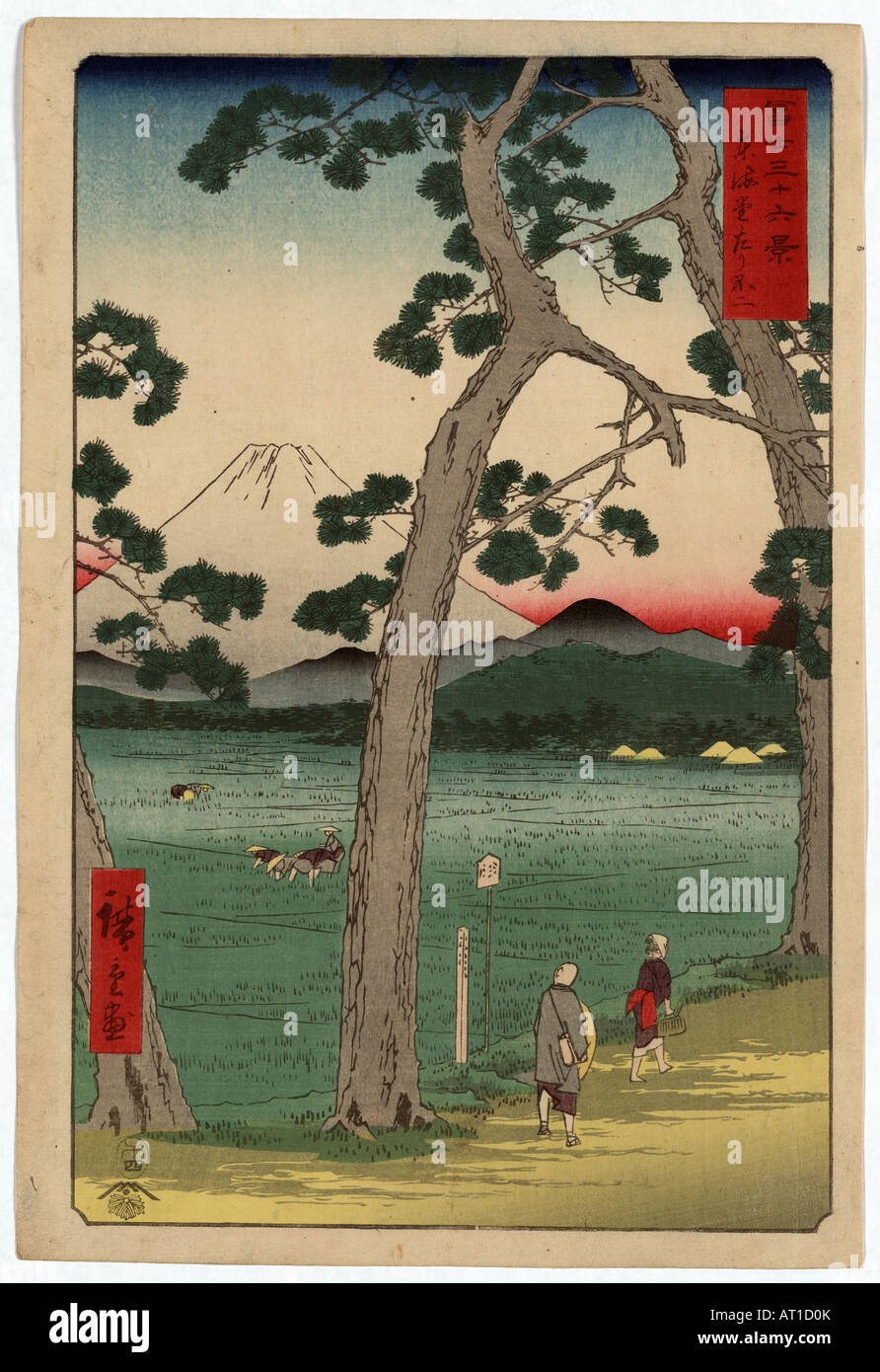 Japanese Ukiyo e print Stock Photo - Alamy
