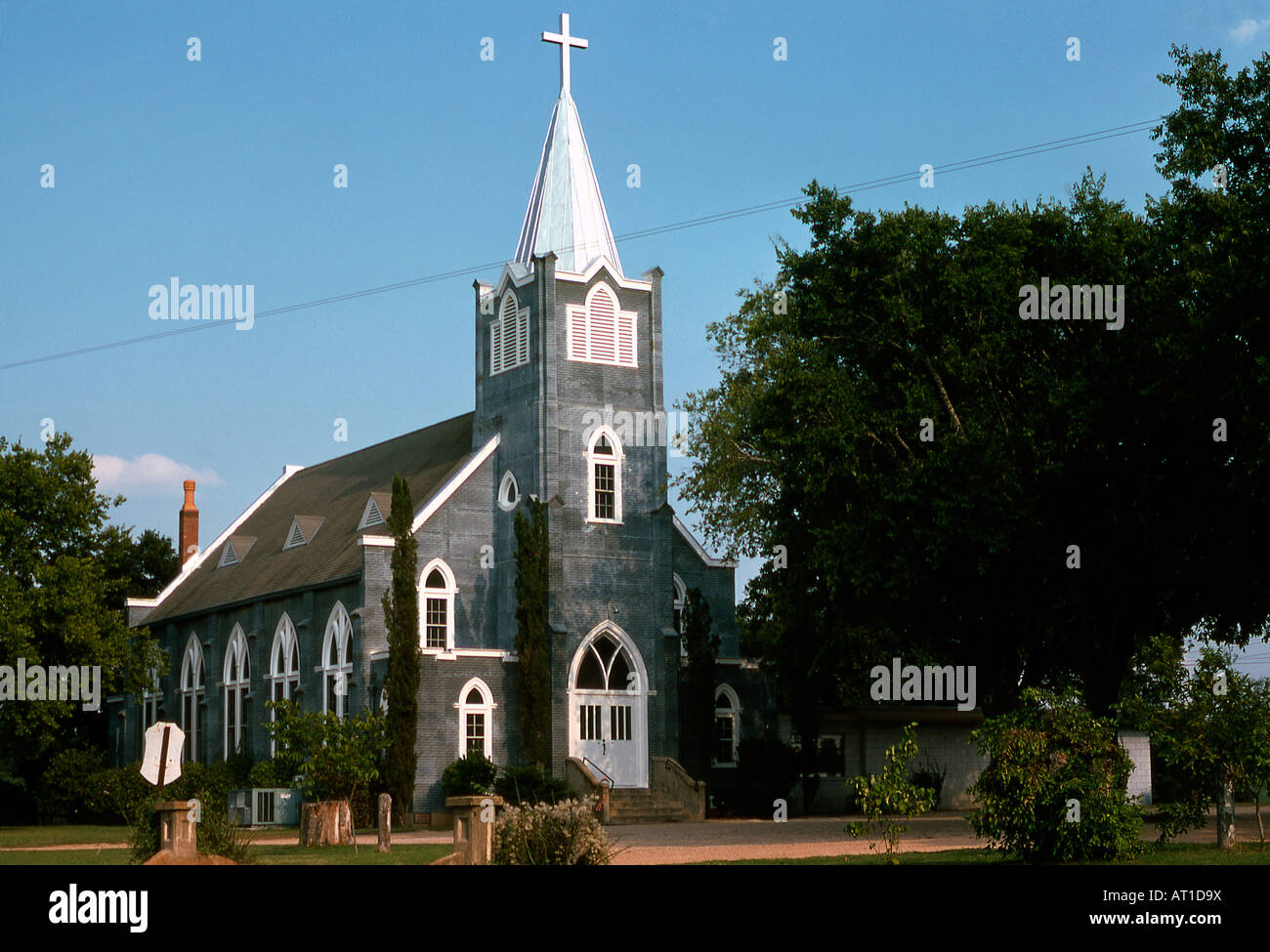 Trinity Lutheran Church, Ranch Road 1, Stonewall, Texas opposite the ...