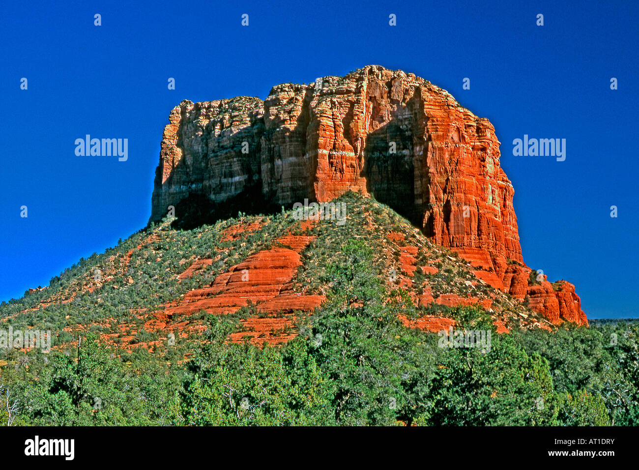 Cathedral Rock (formerly known as Church Rock), Oak Tree Canyon, near ...
