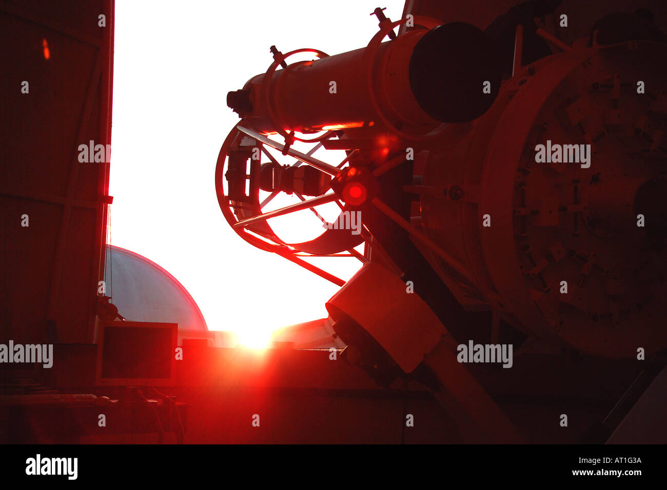 Sunset from observatory Stock Photo - Alamy