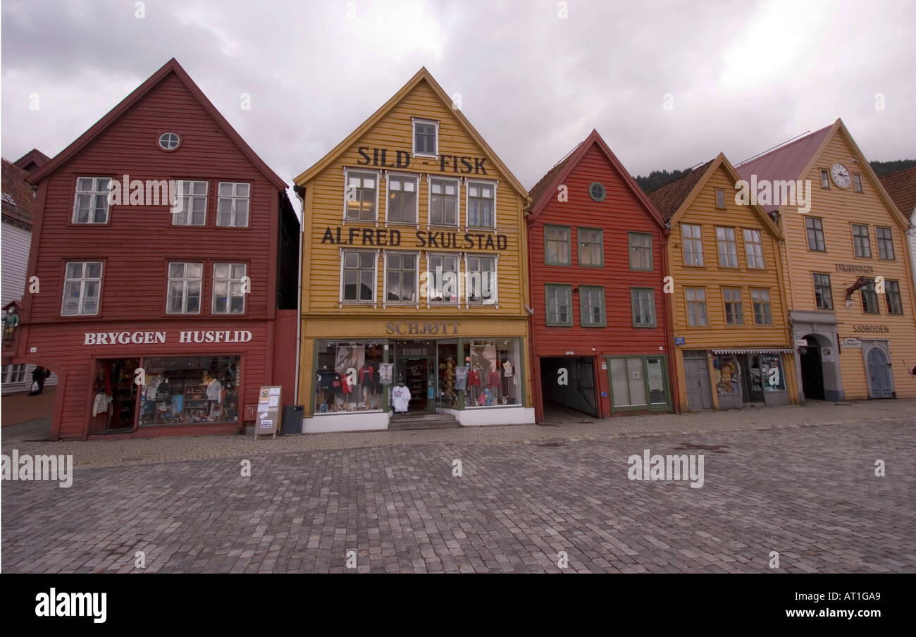The Bryggen, Bergen Stock Photo - Alamy