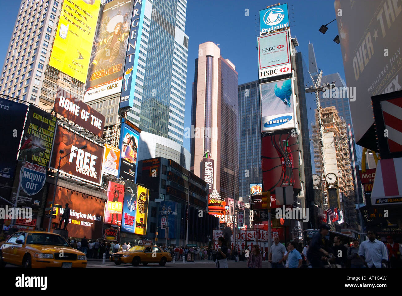 Manhattan, Times Square Stock Photo - Alamy